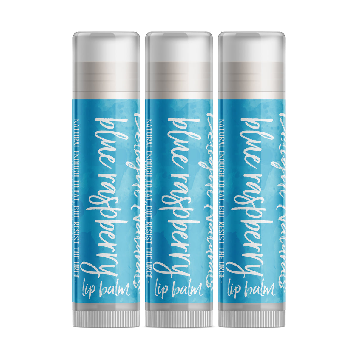 Blue Raspberry Lip Balm - Three Pack — Delight Naturals