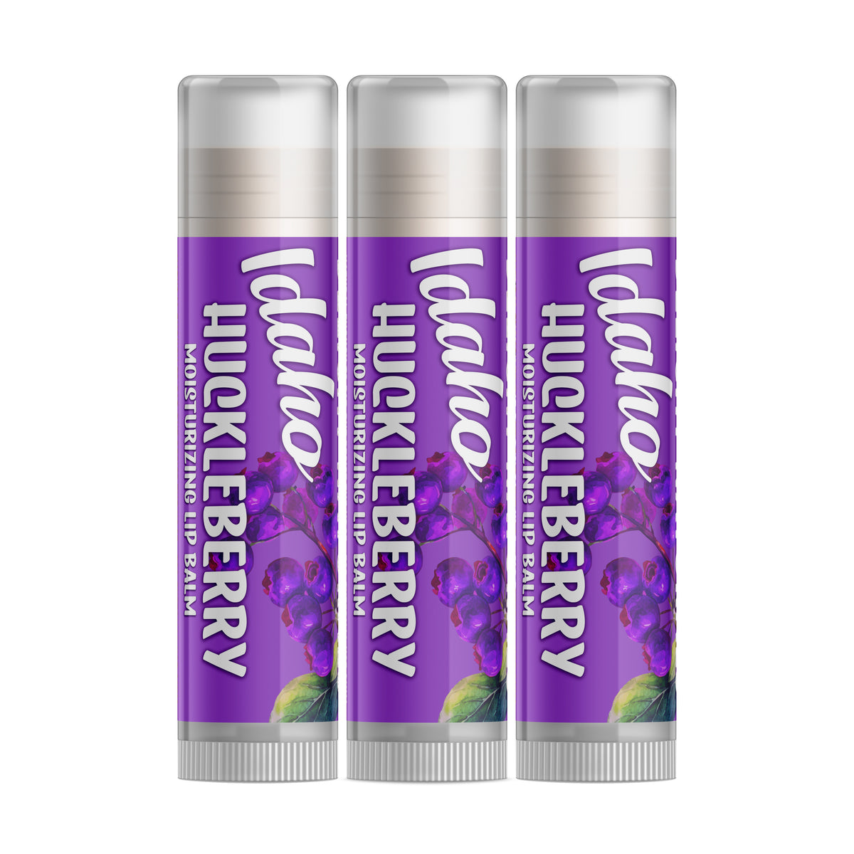 Idaho Huckleberry Lip Balm - Three Pack — Delight Naturals