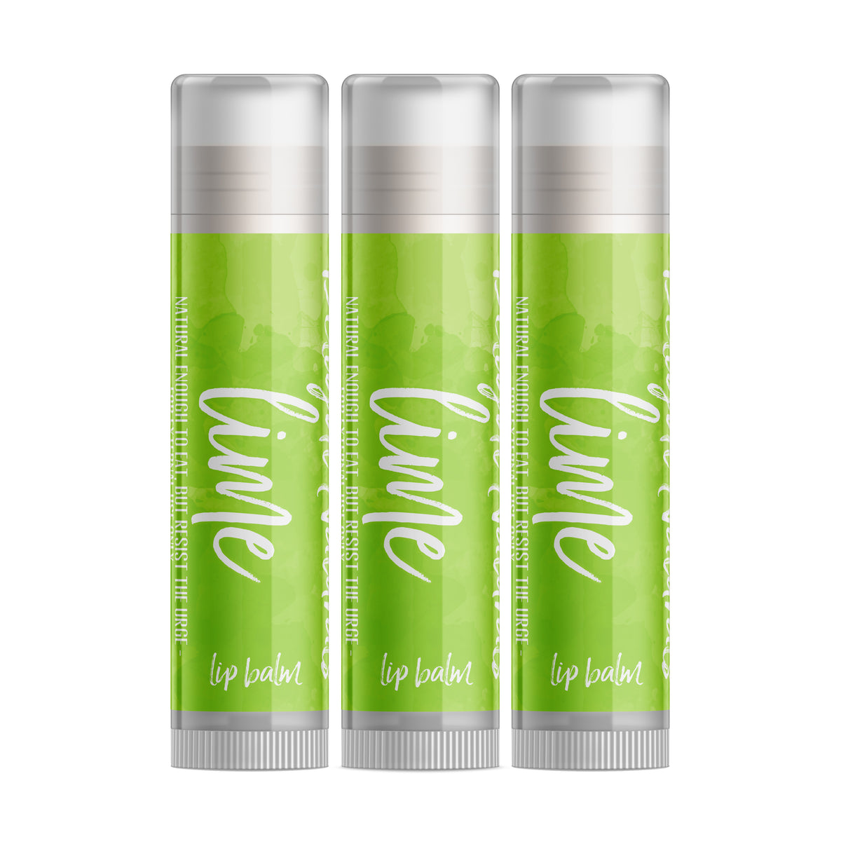 Lime Lip Balm - Three Pack — Delight Naturals