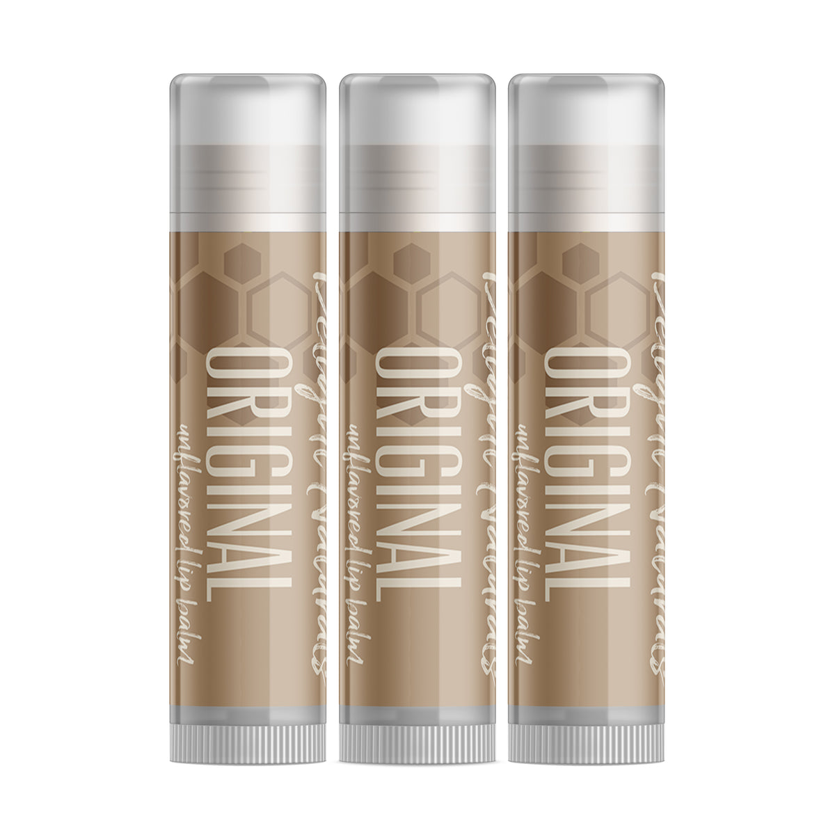 Original Lip Balm - Unflavored - Three Pack — Delight Naturals