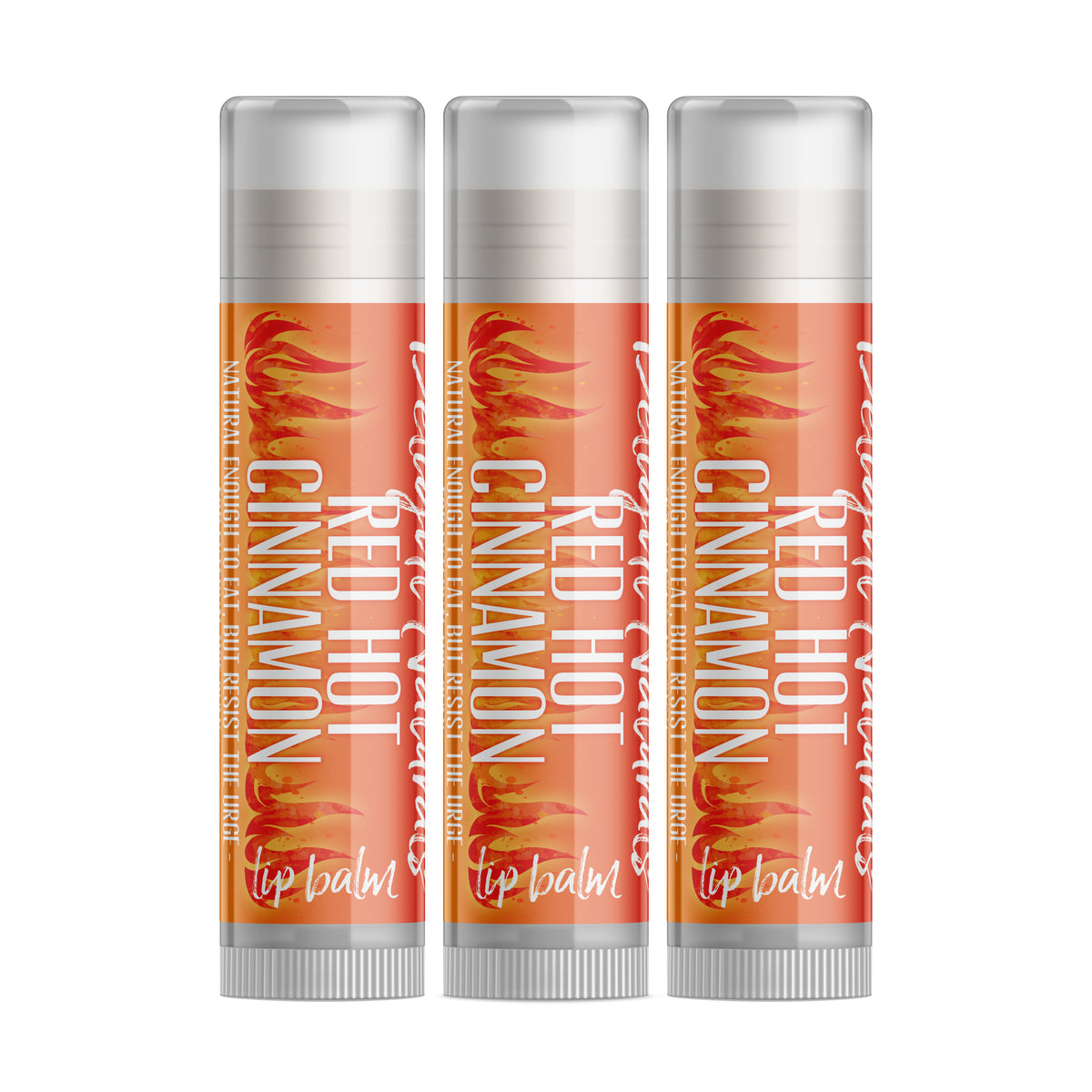 Red Hot Cinnamon Lip Balm - Three Pack — Delight Naturals
