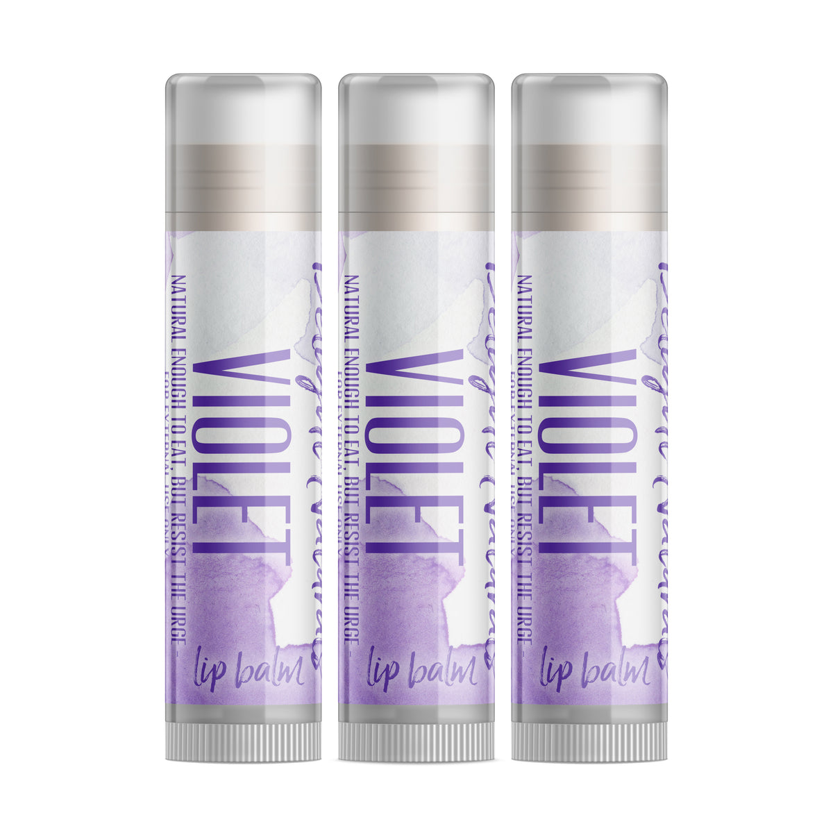 Violet Lip Balm - Three Pack — Delight Naturals